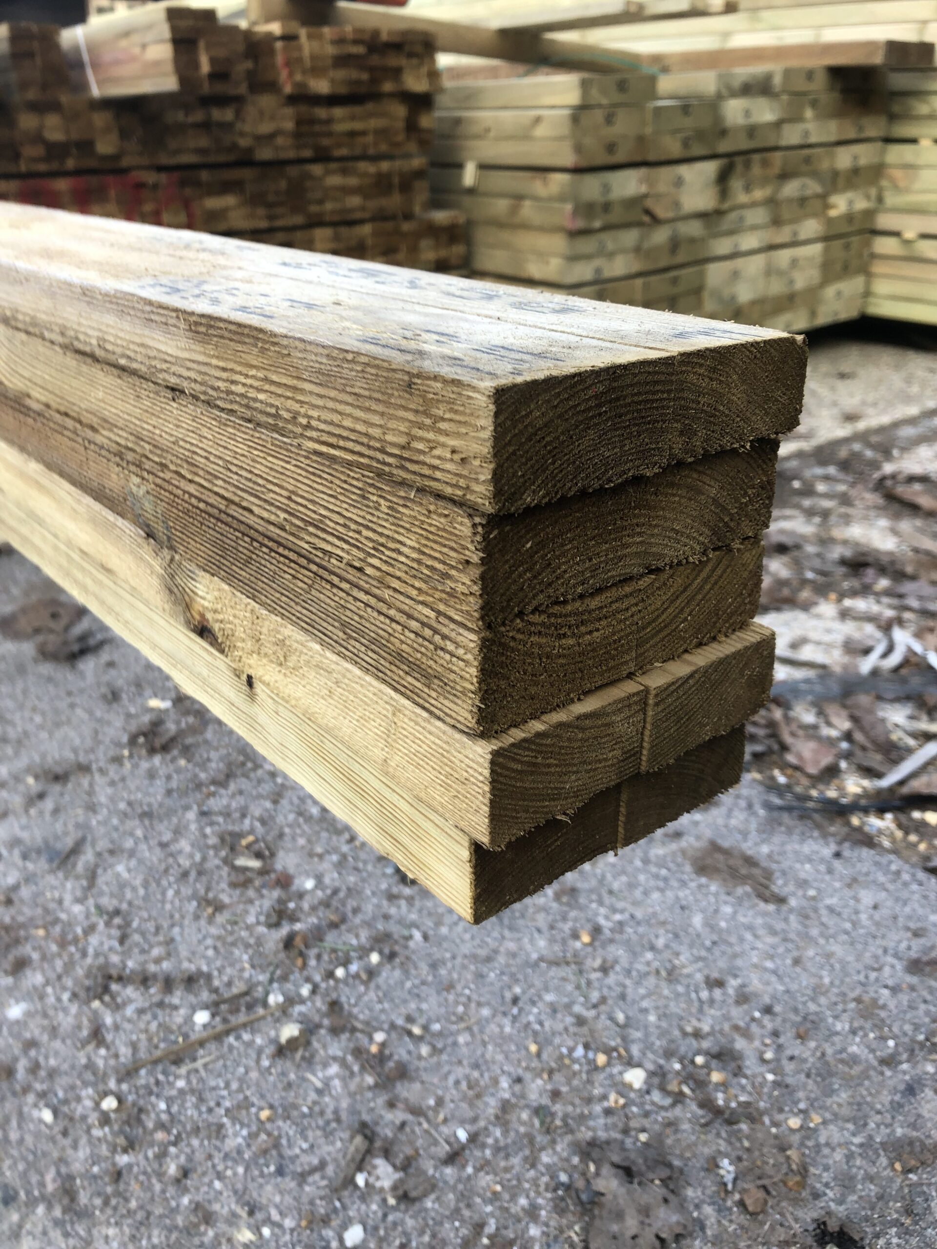 Pressure Treated Green Tile Batten 25mm x 50mm x 3600mm - Daws Heath ...