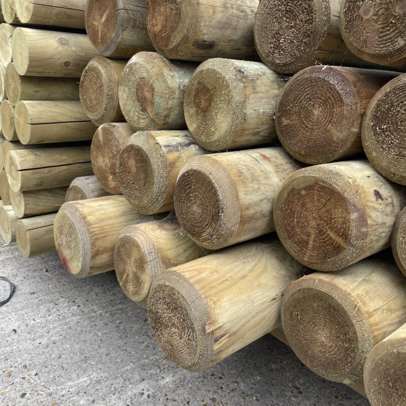 Machine Round Poles Archives - Daws Heath Timber Ltd