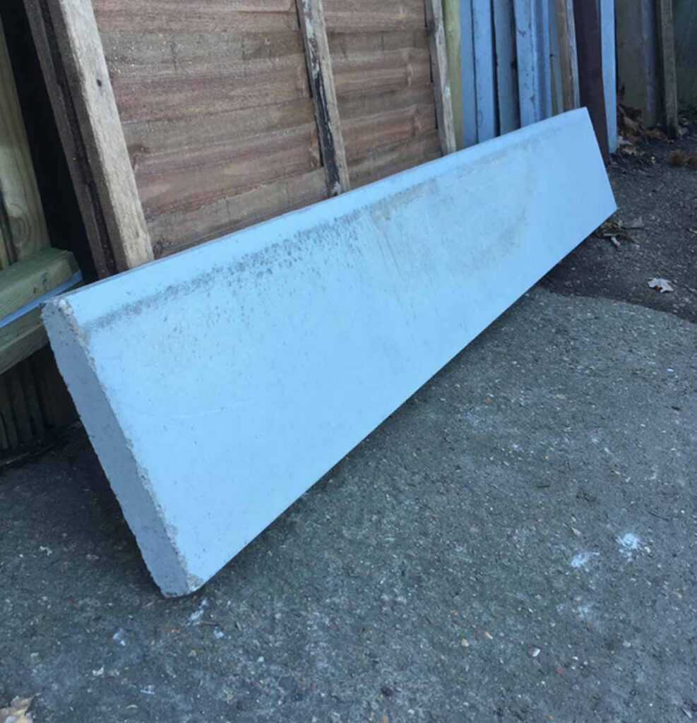 Concrete Gravel Board 6′ x 1′ (300mm x 1830mm) – Plain - Daws Heath ...