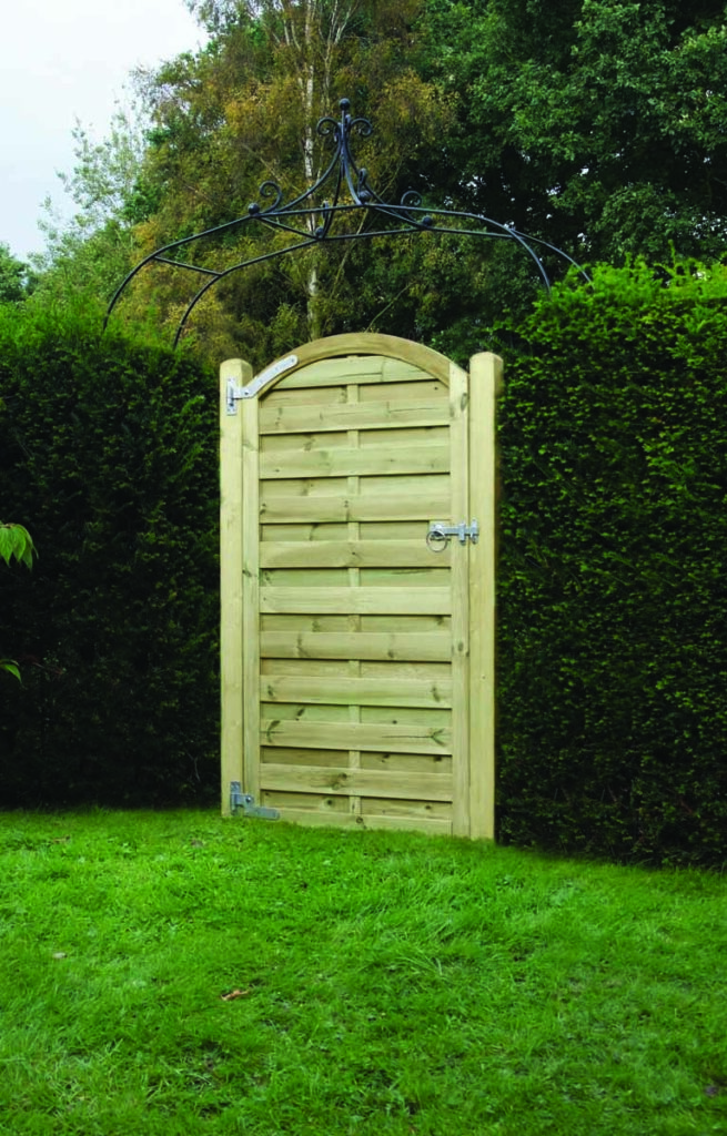 KDM Arched Horizontal Gate 1800mm High x 900mm Wide - Daws Heath Timber Ltd