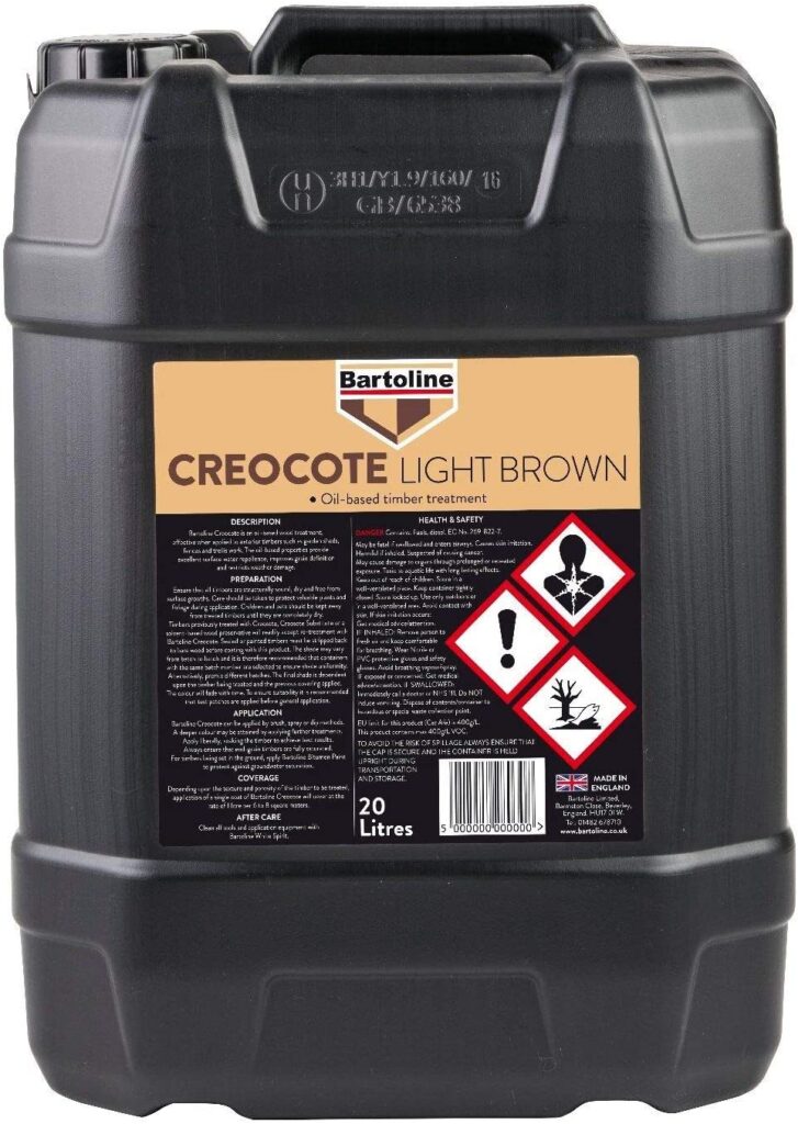 Bartoline Creocote Oil-Based Timber Treatment - 20L - Daws Heath Timber Ltd