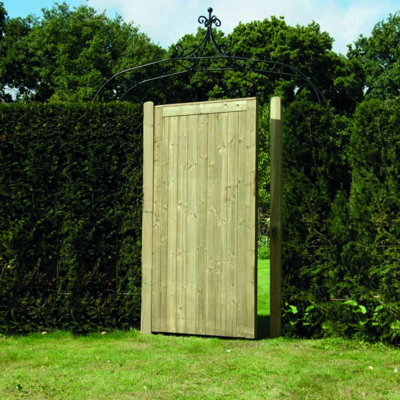 Fully Framed Green Tongue & Groove Gate 1800mm High x 900mm Wide - Daws ...