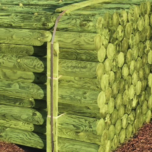 Machine Round Poles Archives - Daws Heath Timber Ltd