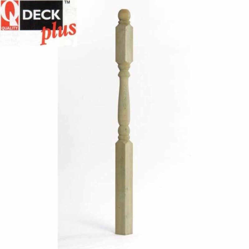 Q-Deck Plus Colonial Newel Post 85 x 85 x 1500mm - Daws Heath Timber Ltd