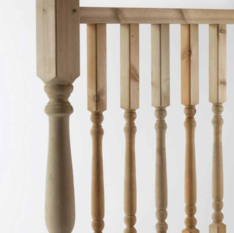 Q-Deck Plus Colonial Spindle 41 x 41 x 900mm - Daws Heath Timber Ltd