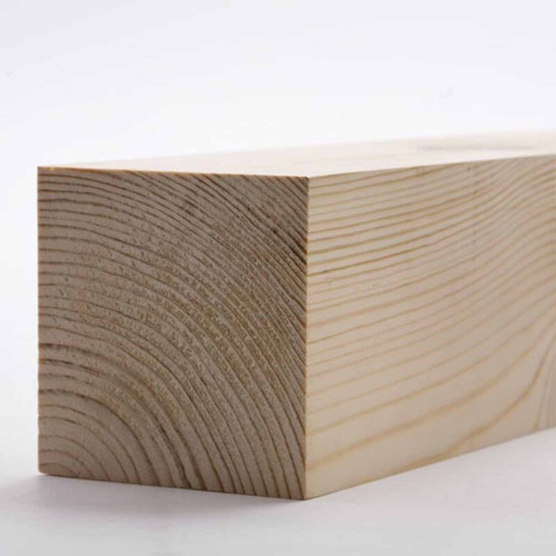 Softwood Planed All Round Redwood 100mm x 100mm - Daws Heath Timber Ltd