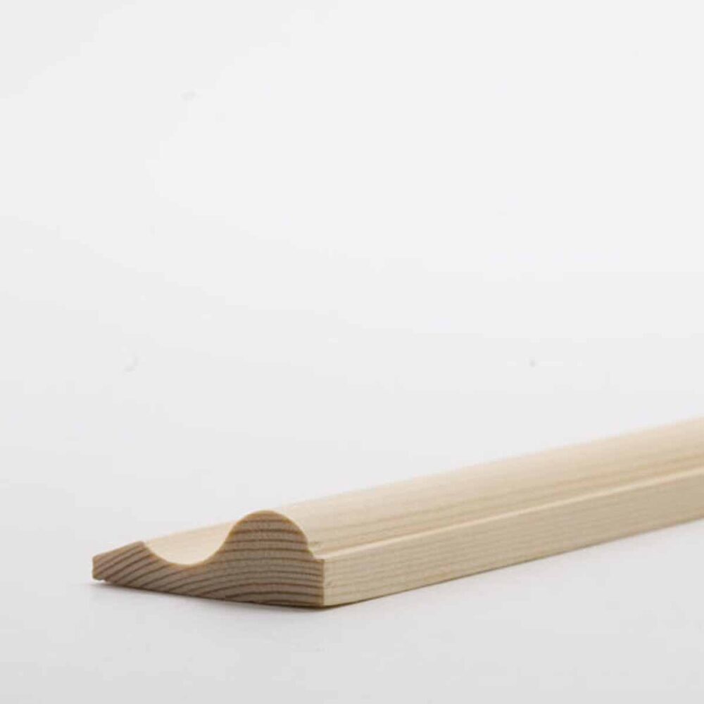 2.4m Softwood Ogee Panel Mould 8mm x 20.5mm - Daws Heath Timber Ltd
