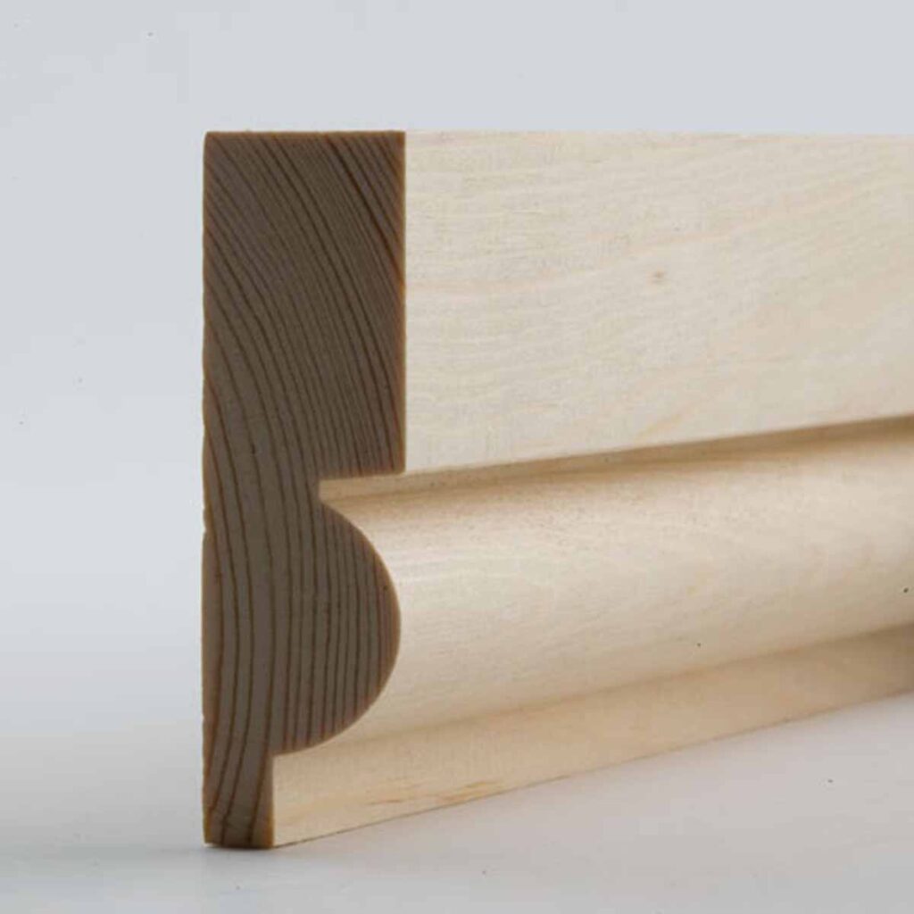 Softwood Timber Torus Architrave 25mm x 63mm - Daws Heath Timber Ltd