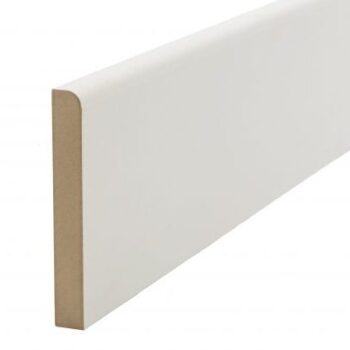 18mm x 144mm Primed MDF Skirting – Pencil Round - Daws Heath Timber Ltd